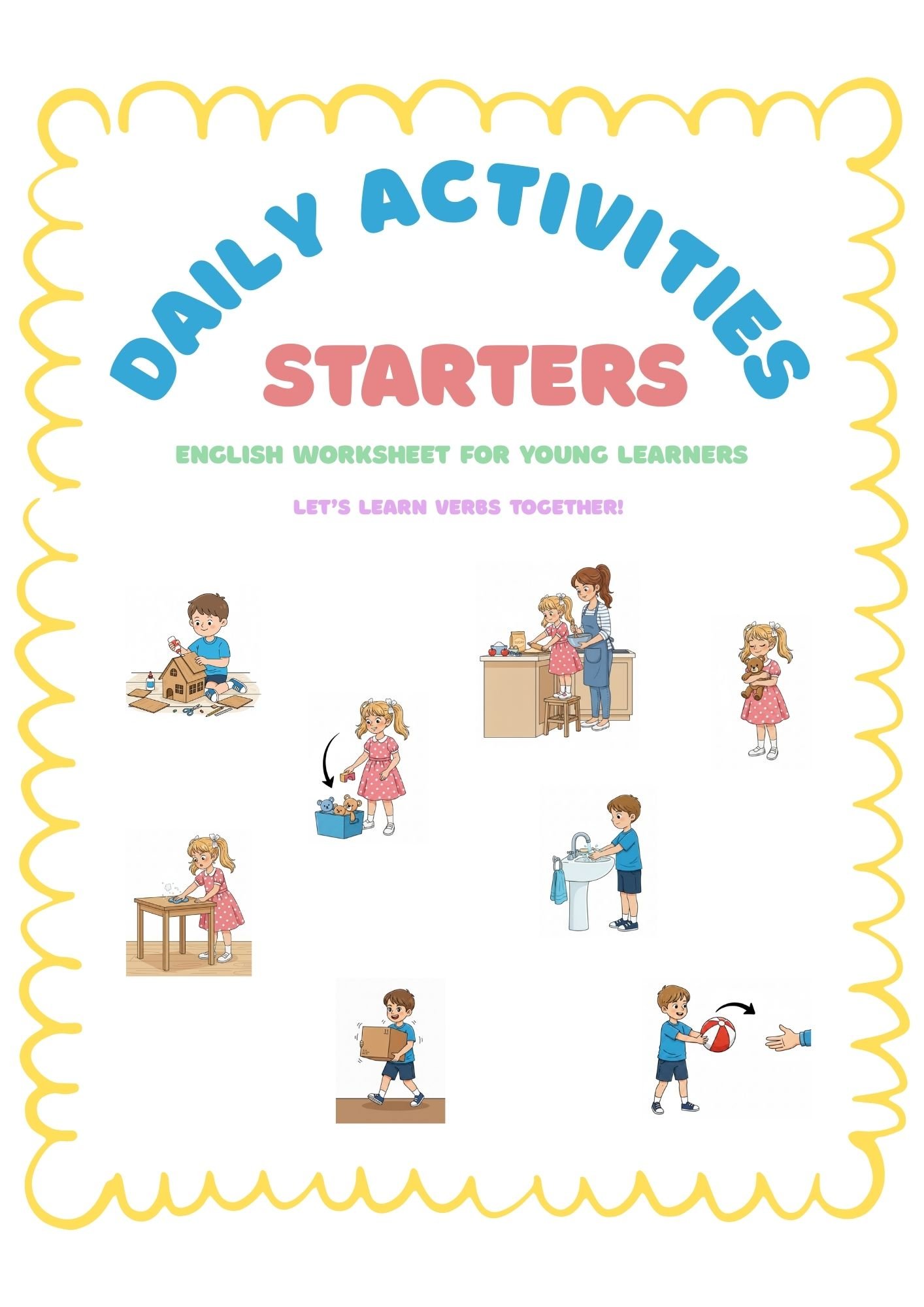 Daily Activities Verbs Starters - Payhip