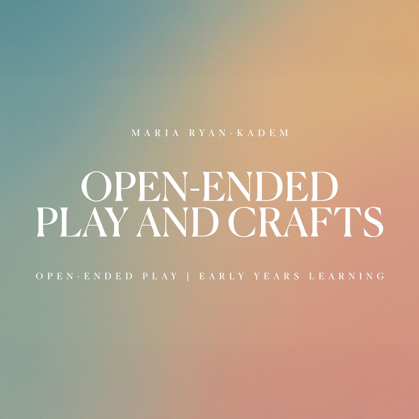 Open-Ended Play And Crafts / Workshop - Payhip
