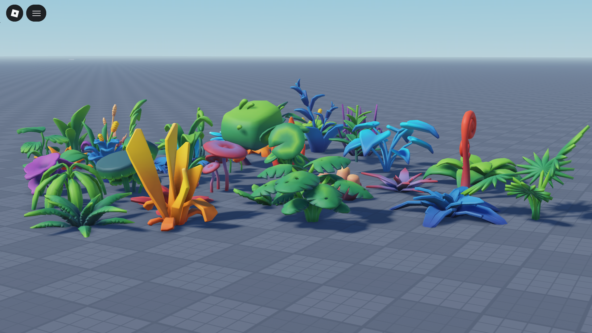 Low Poly Plants Pack Roblox – Stylized Nature and Foliage Assets
