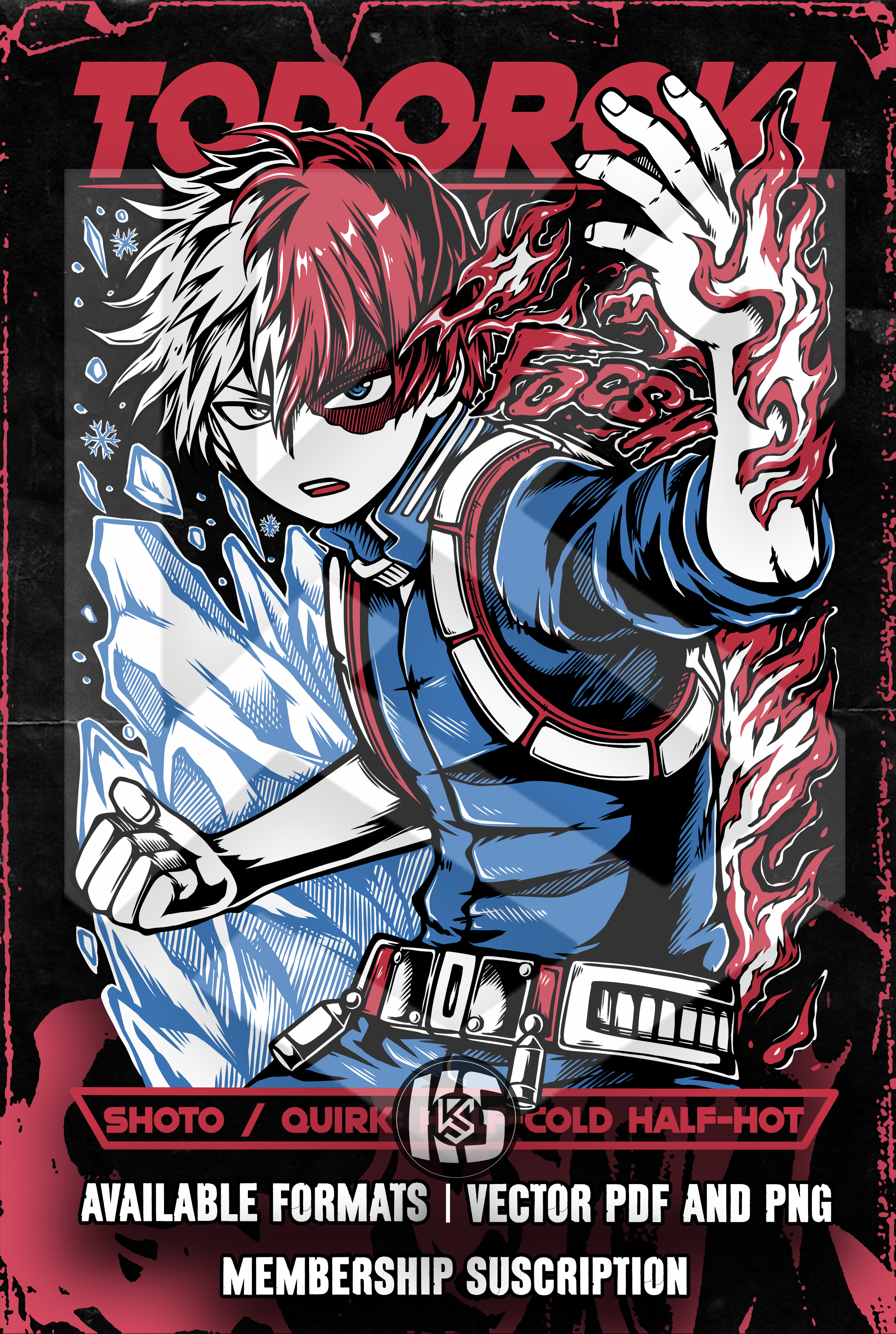 Anime Vector – Shoto Todoroki ️🔥 - Payhip