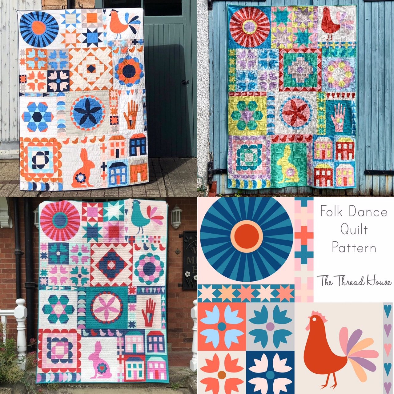 Folk Dance Quilt Pattern - Payhip