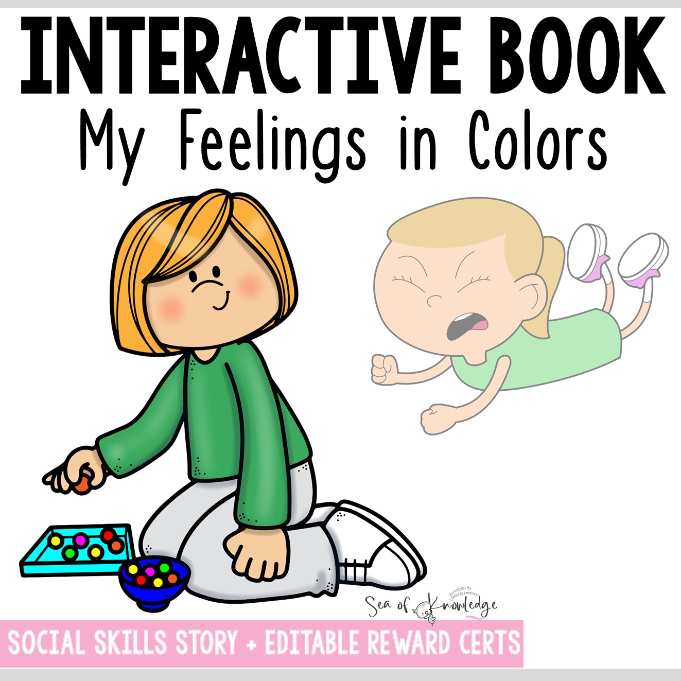 I Can Learn About My Feelings in Colors Social Skills Story - Payhip