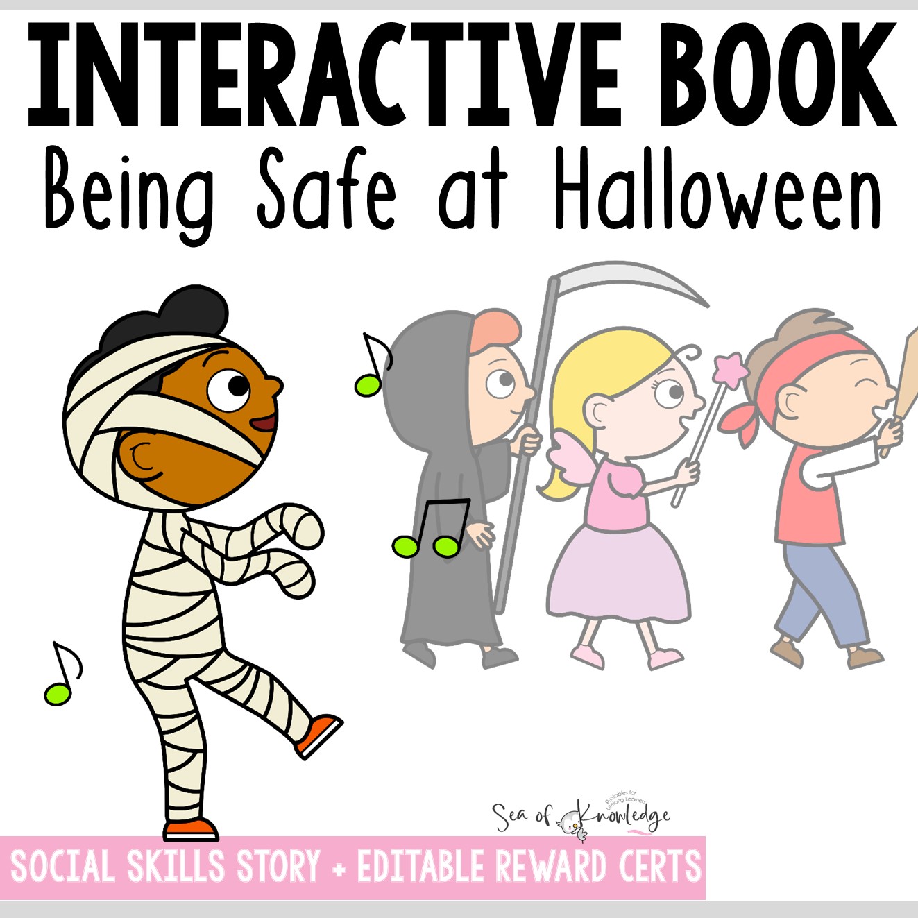I Can Have Fun on Halloween Social Skills Story for Coping with ...
