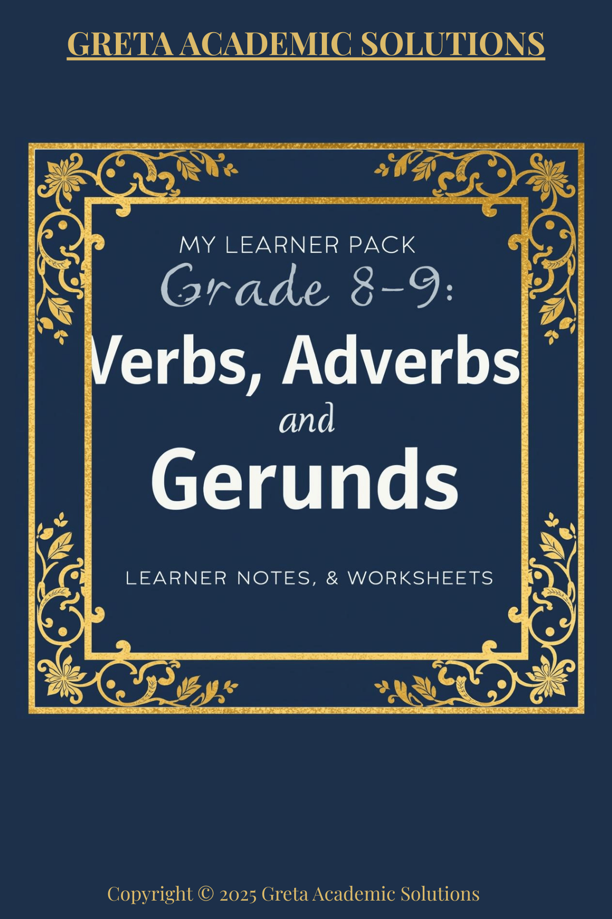 Grade 8-9 English: Verbs, Adverbs & Gerunds | LEARNER NOTES ...