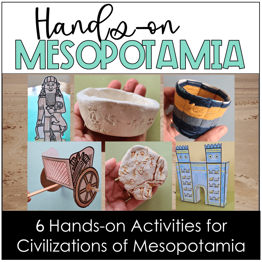 Ancient Mesopotamia Sumer Hands-on Arts Crafts Activities Pack