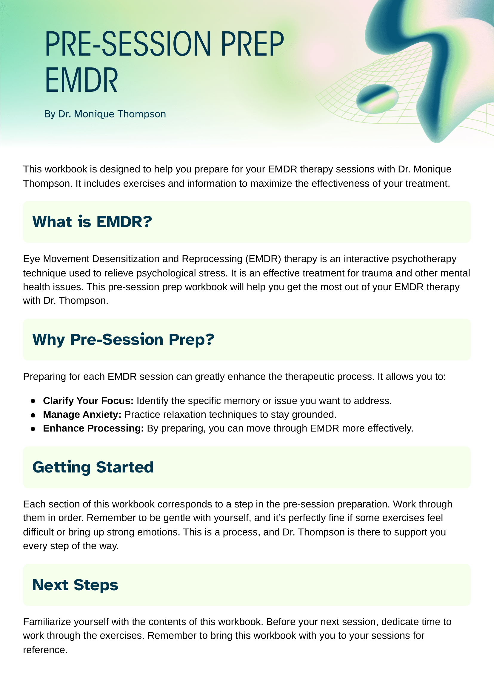 Pre-Session Prep EMDR - Payhip