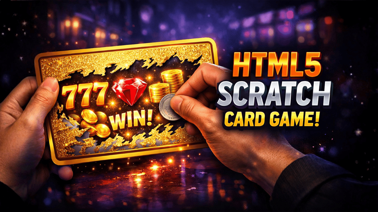 Mystic Scratch Card Game – HTML5 JavaScript Scratch & Win Game Source ...