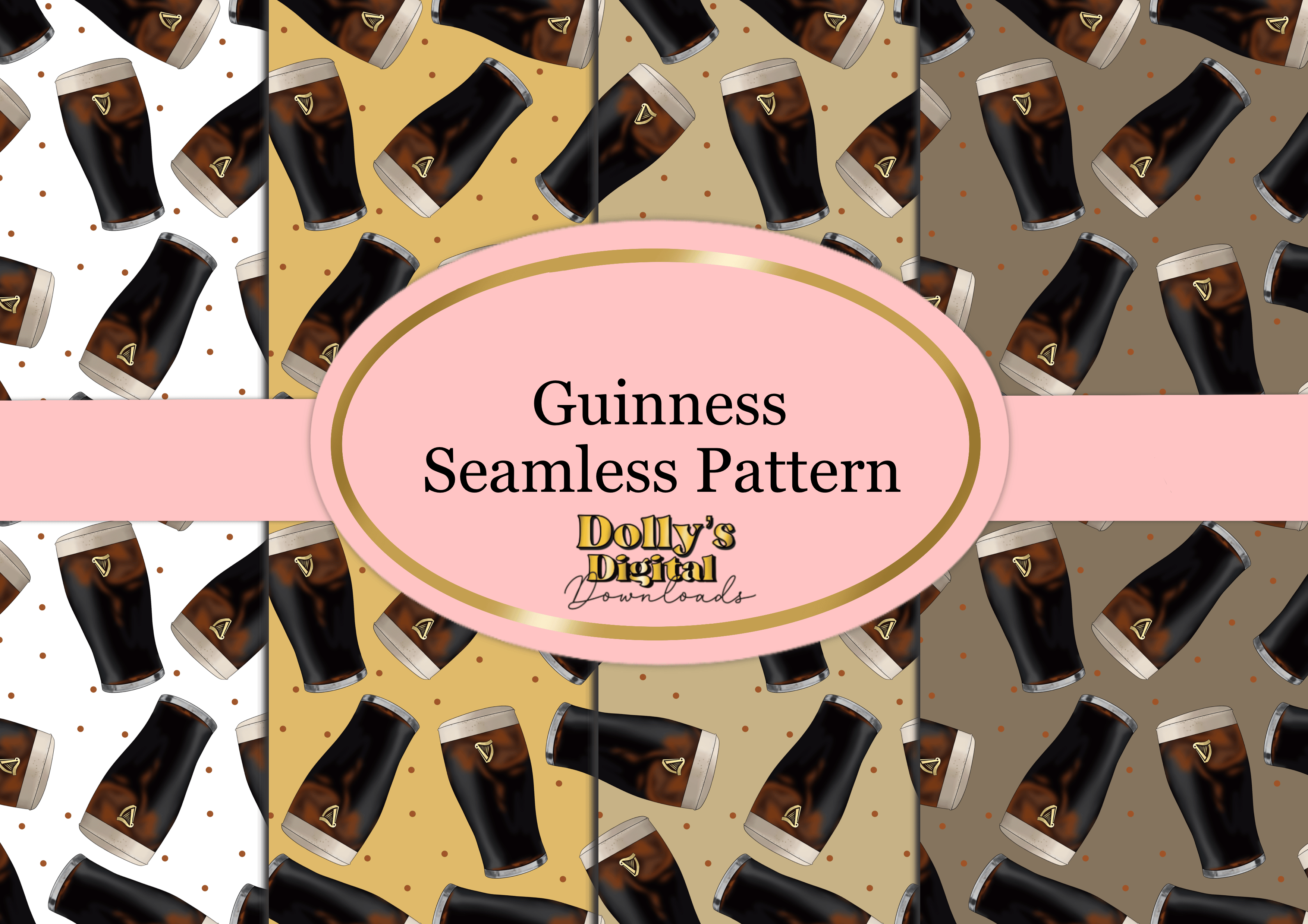 Guinness Seamless Patterns - Payhip