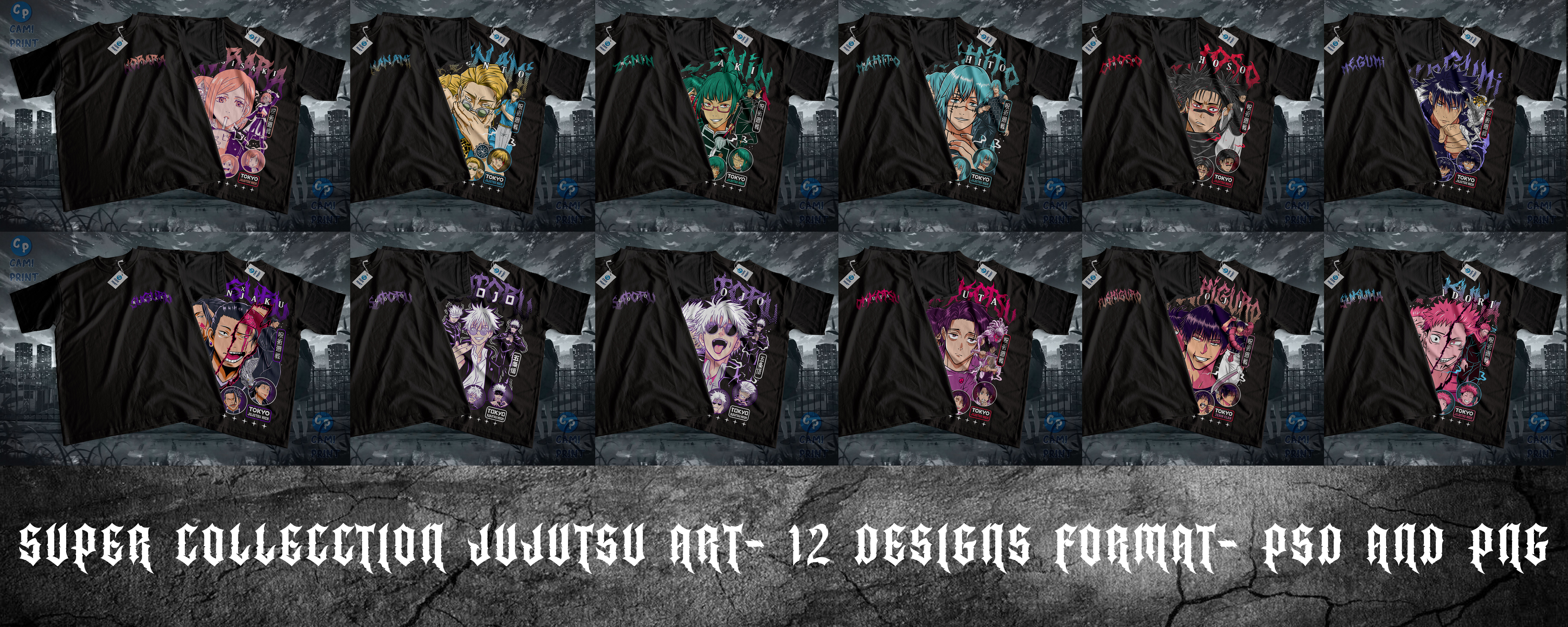 JUJUTSU COLECTION- ART - Payhip