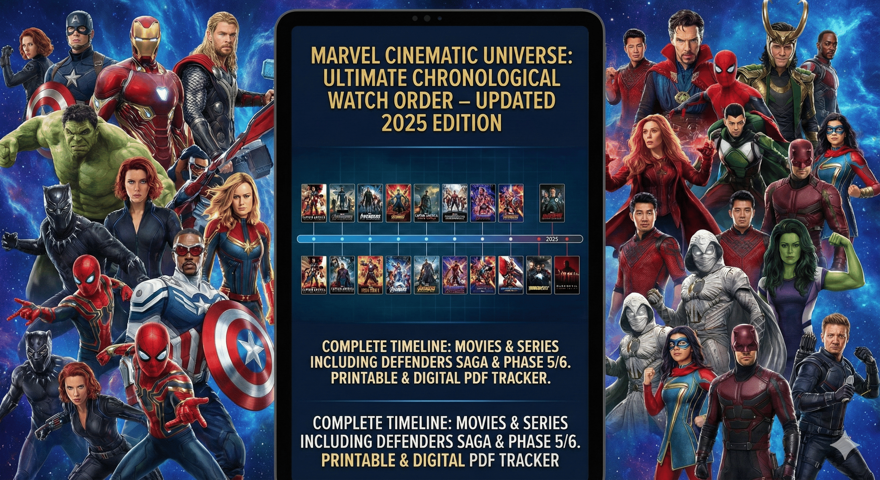 The Ultimate MCU Watch Order Checklist: Complete Chronological Guide ...