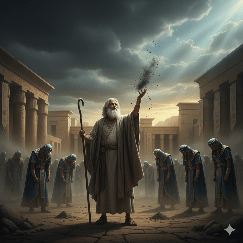 A dramatic biblical scene of the sixth plaque - Payhip