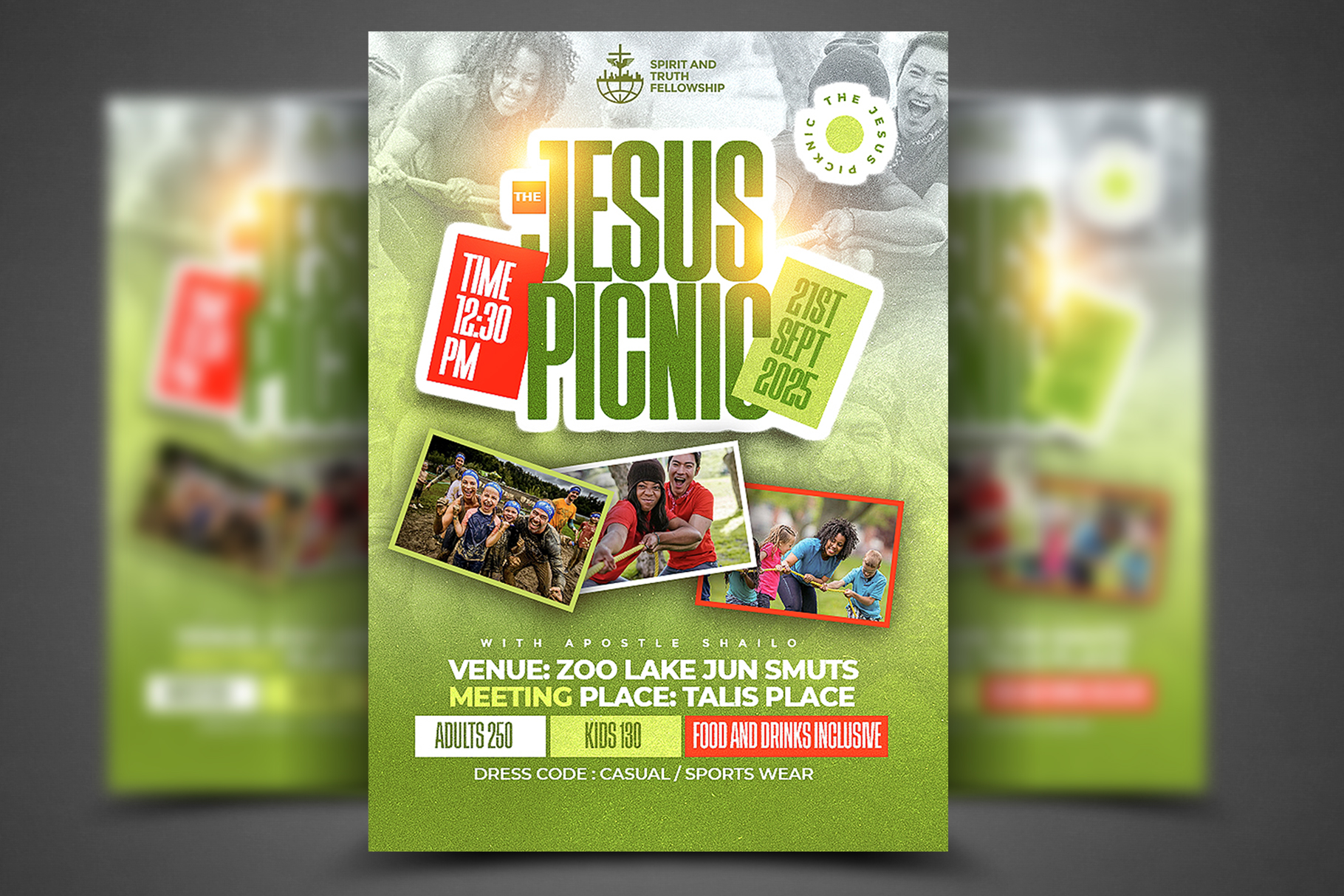 church picnic flyer designing - Payhip