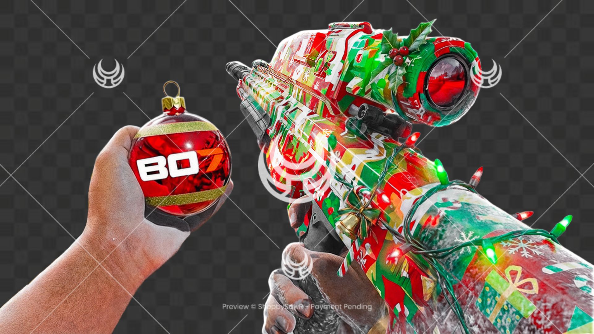 VS Recon Christmas Premade Cutout 01