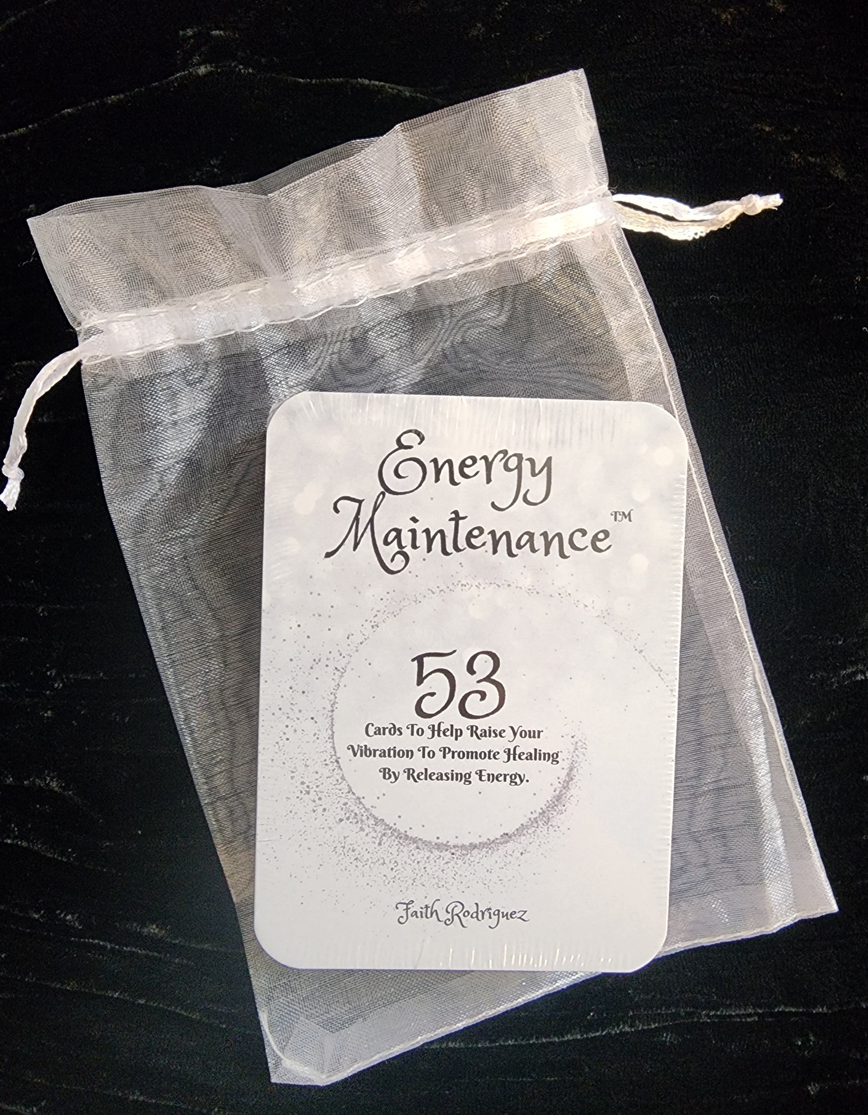 Energy Maintenance Cards In Sheer Bag - Payhip