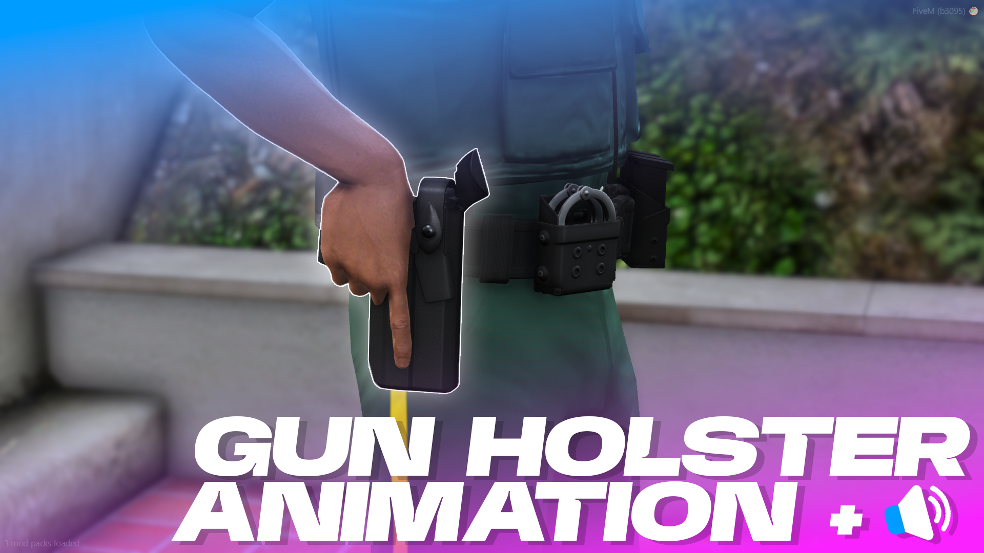 FiveM EUP Gun Holster Animation Script with Sounds