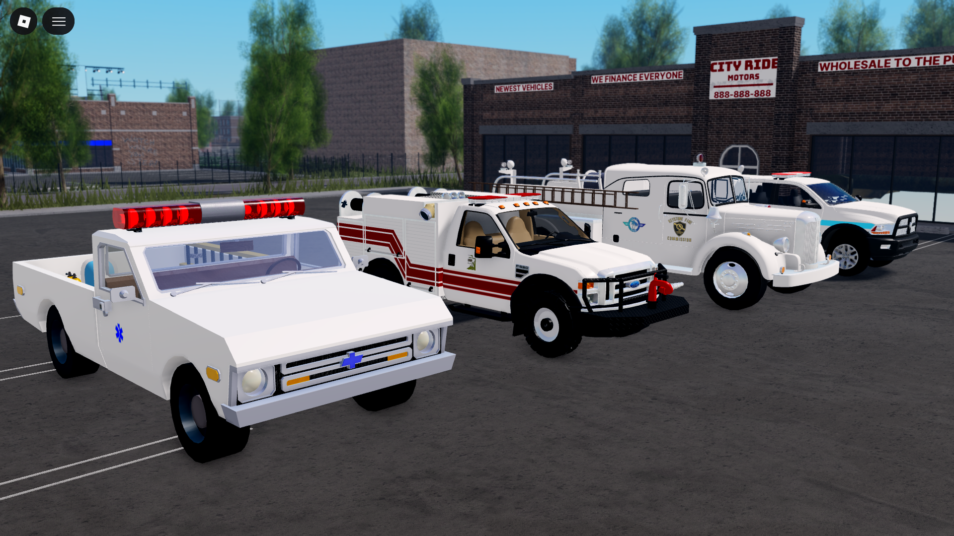 Frontline Fire Response Set Roblox – Tanker, Ladder, Engine, and Rescue ...