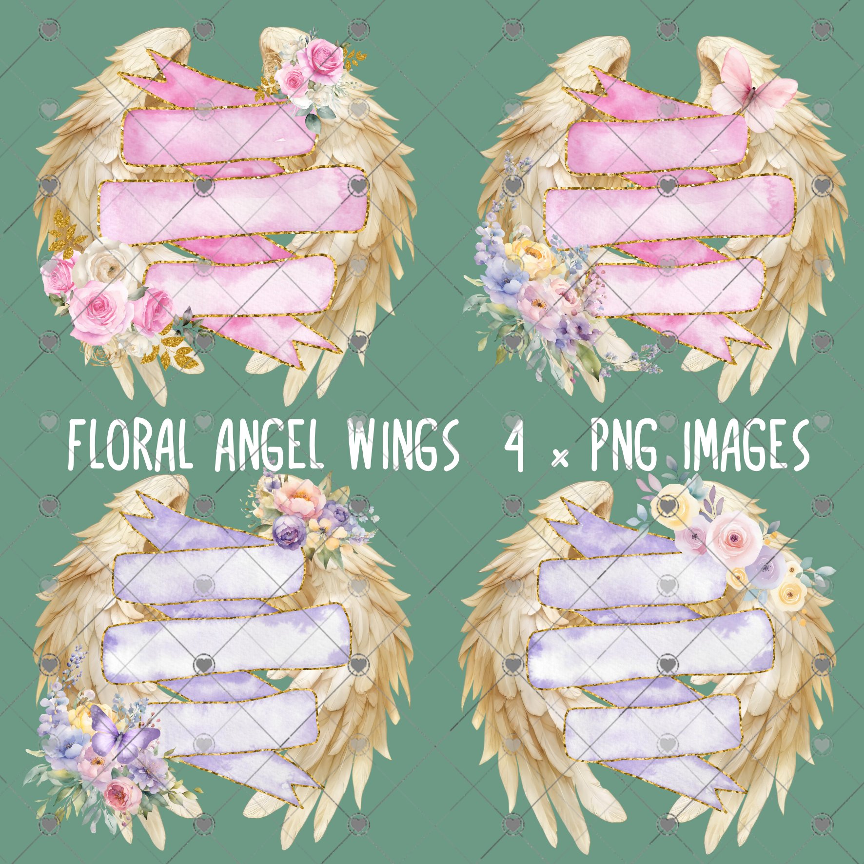Floral Angel Wings - Payhip