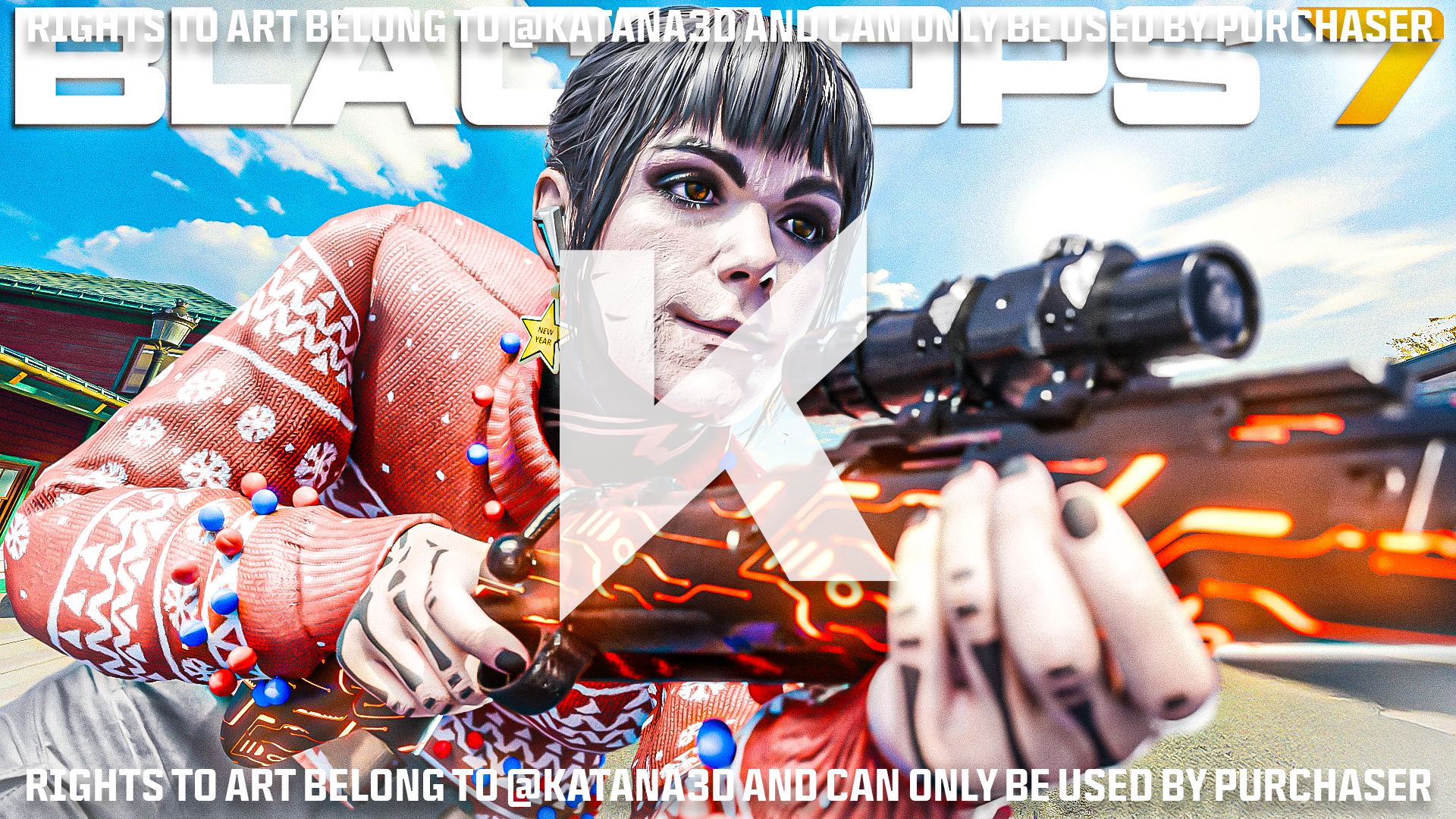 COD/BO7 Thumbnail - Christmas Kar98 Sniper (6 Versions) - Payhip