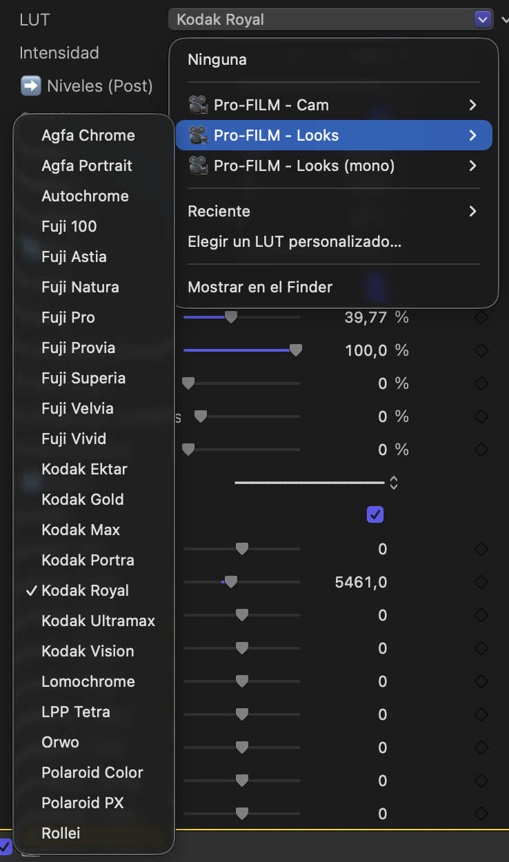 Pro-FILM para Final Cut Pro