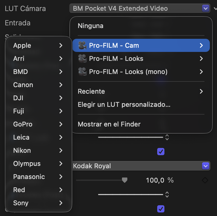 Pro-FILM para Final Cut Pro