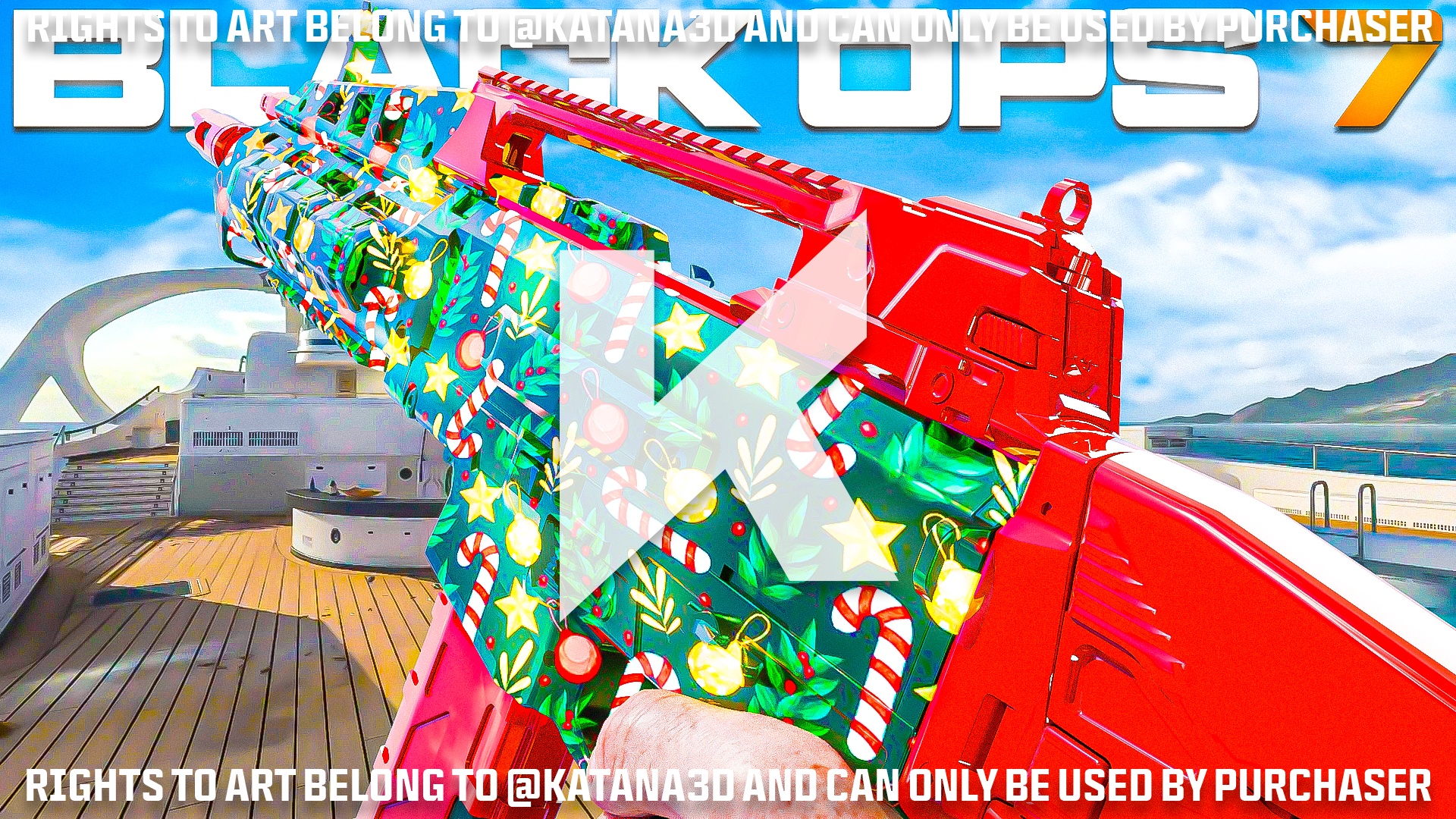 COD/BO7 Thumbnail - Christmas M8A1 (4 Versions) - Payhip