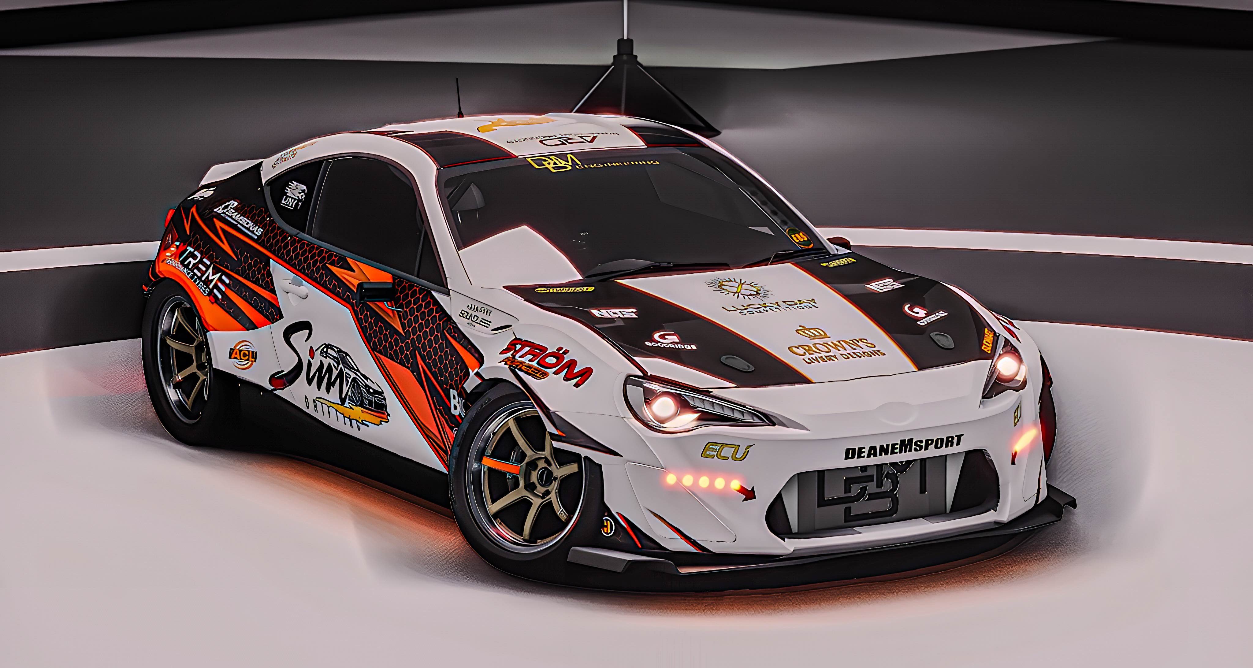 GT86 Sim Racing Custom Livery [on the shannahans kit] - Payhip