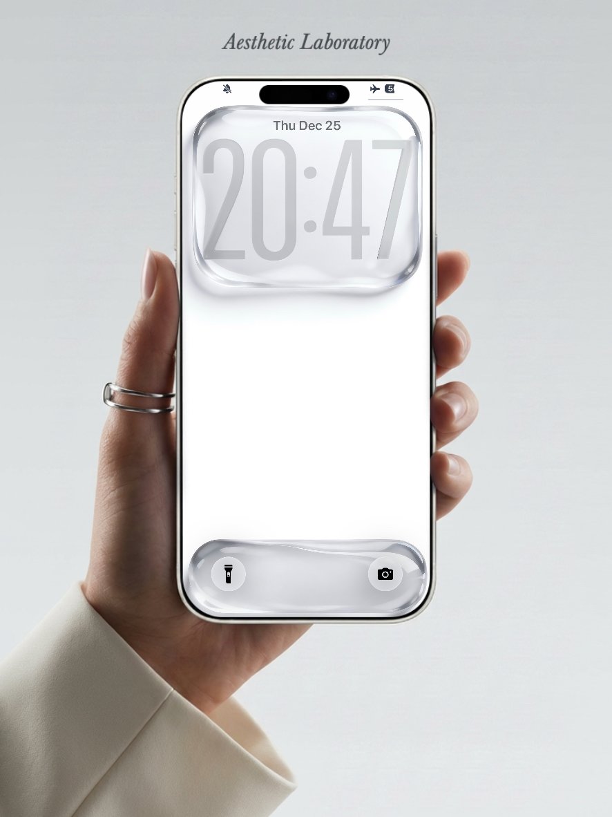 ios26Liquid glass style wallpaper set - Payhip