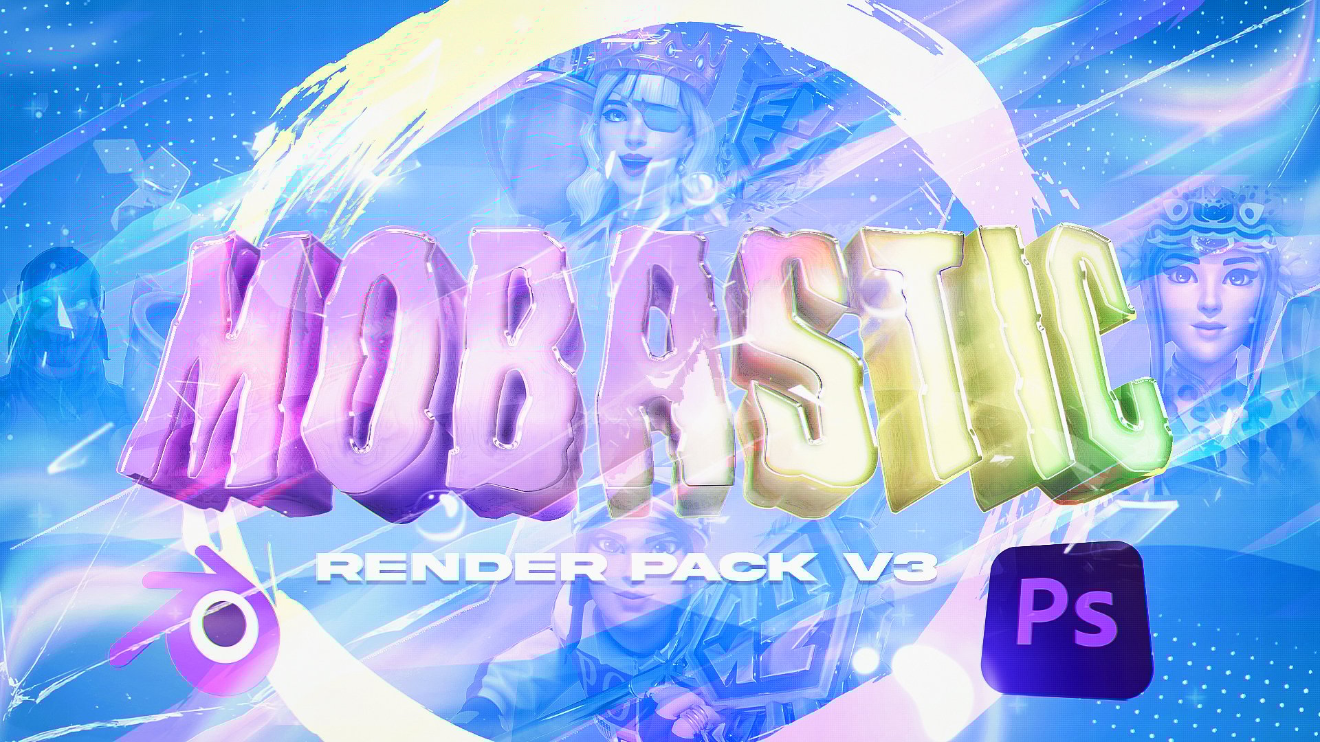 RENDER PACK V3 💫 - Payhip