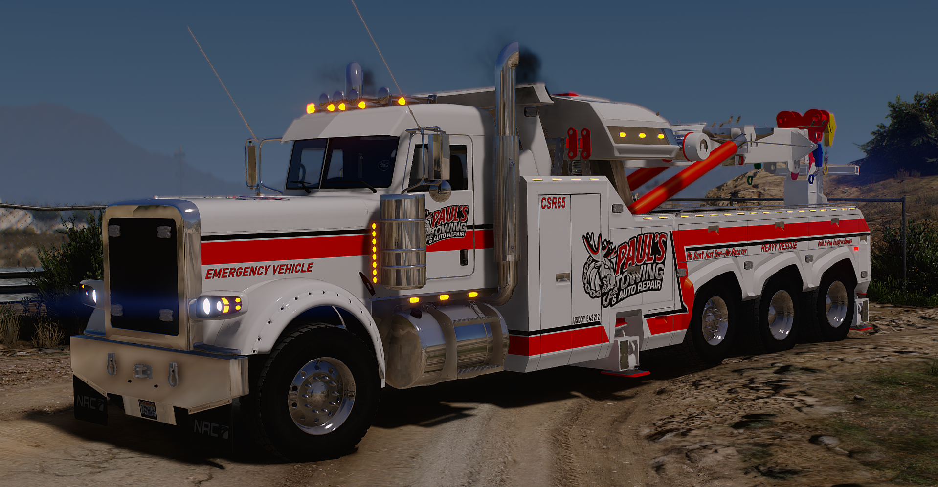 Peterbilt 389 NRC 65CSR Rotator [ULC] [Non-Els] [Template]