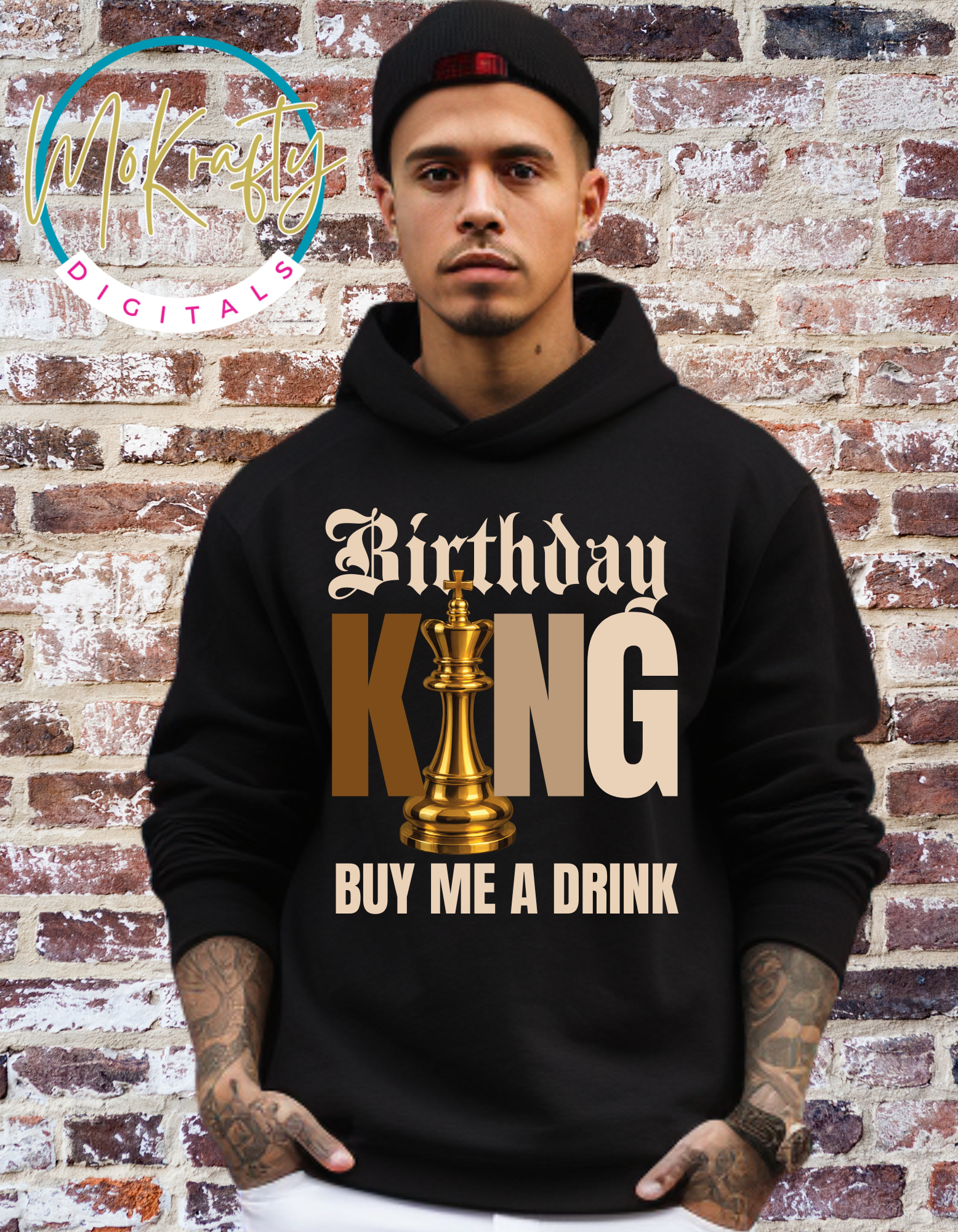 Birthday King – Buy Me a Drink | Digital PNG Design - Payhip
