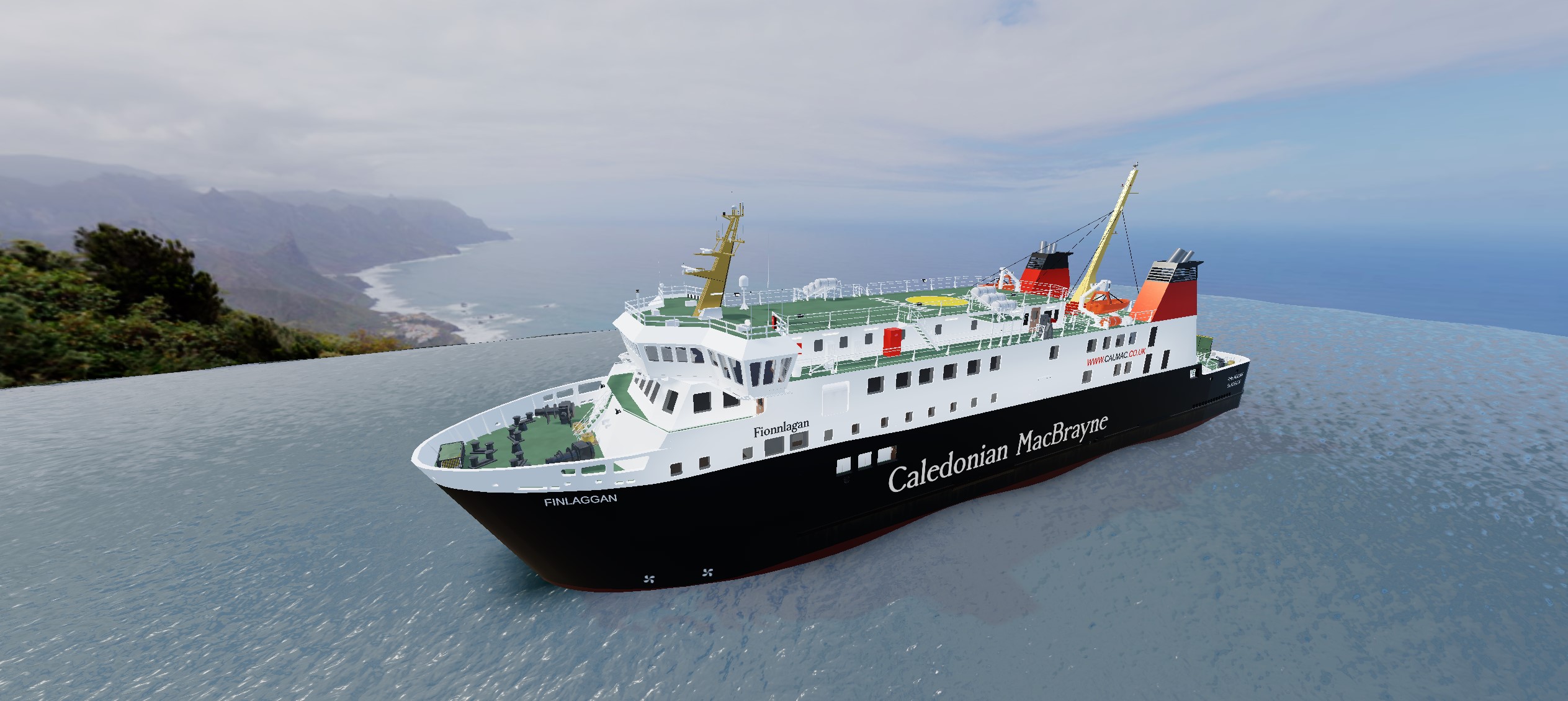 Realistic British Roblox Coastal Passenger Ferry Model