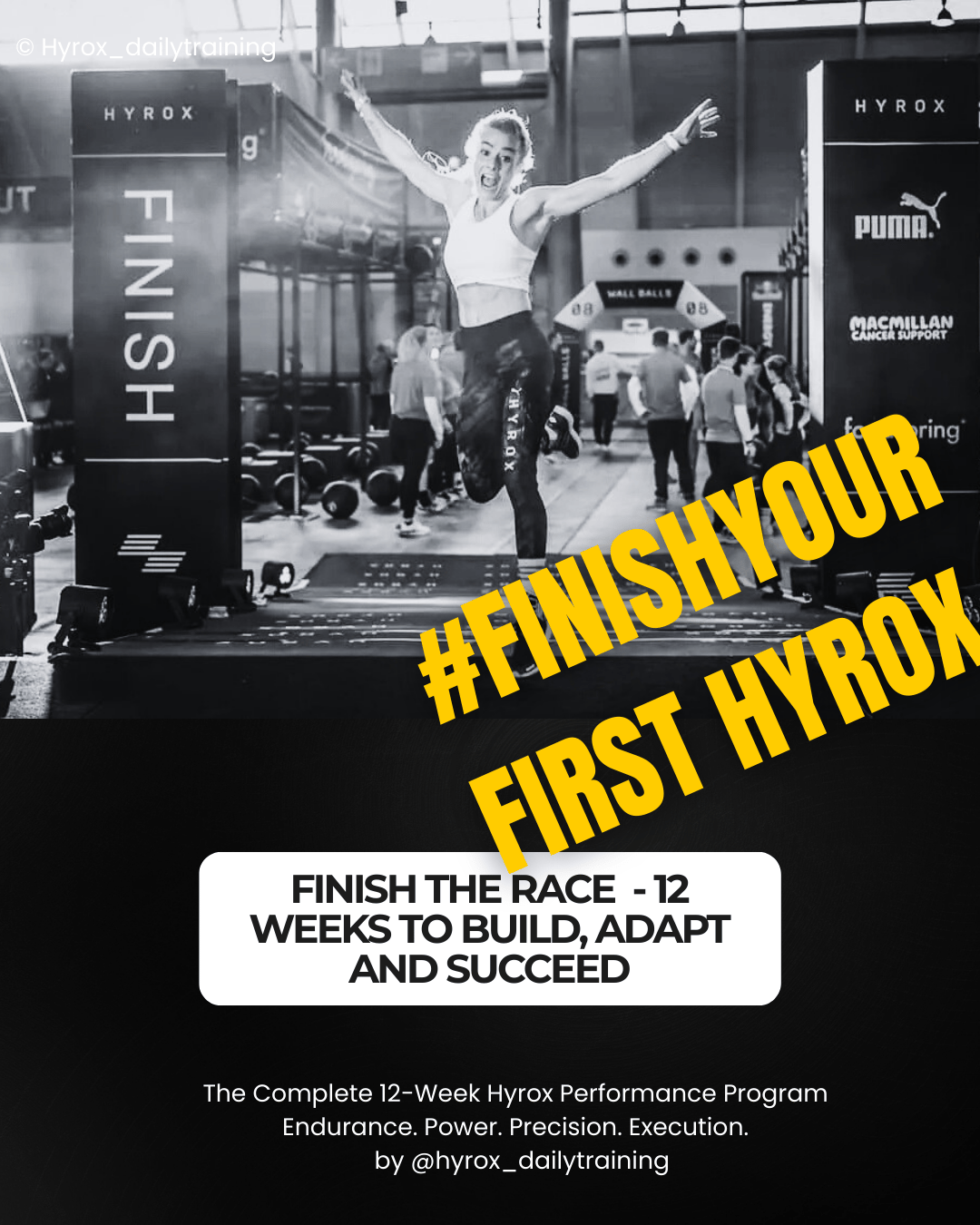 BECOME A FINISHER | PROGRAM - by HYROX Dailytraining - Payhip