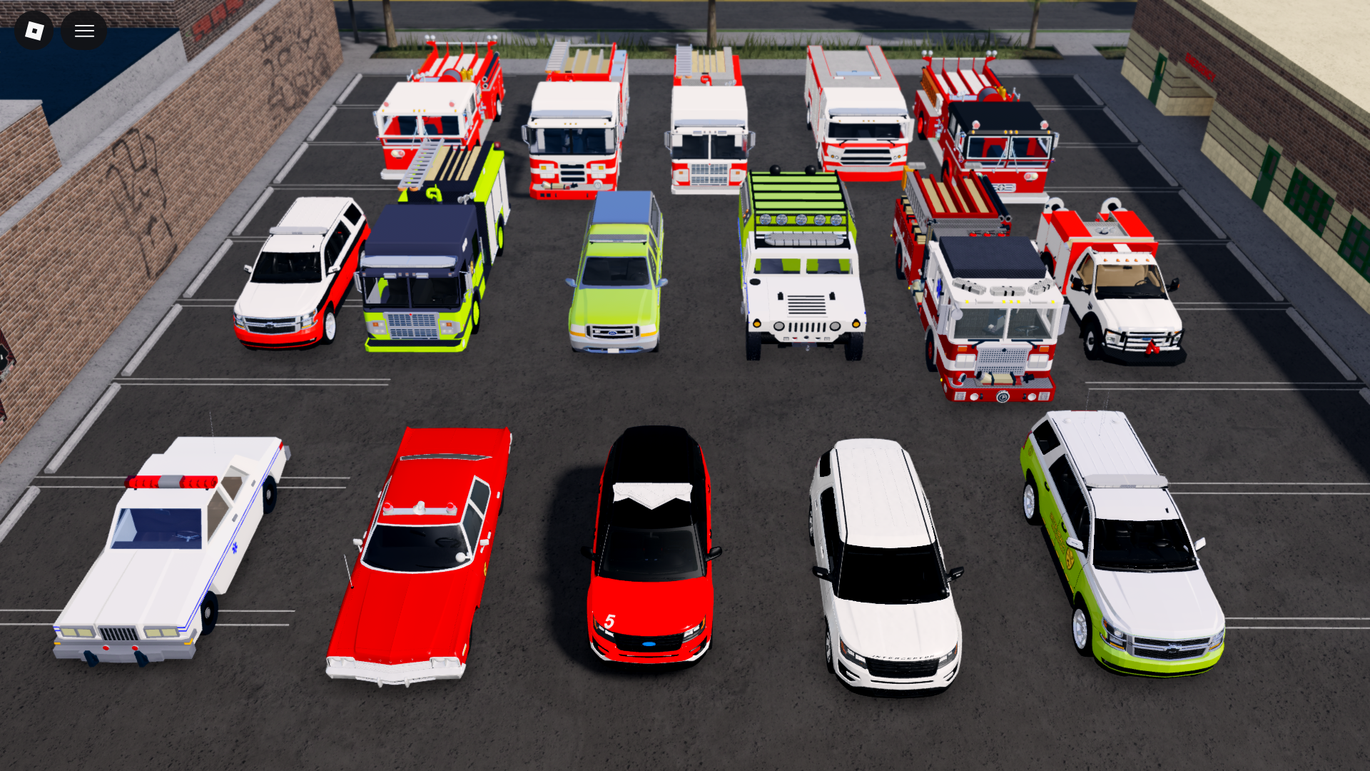 Urban & Emergency Vehicle Set Roblox – 16 Detailed Cars for City Scenes