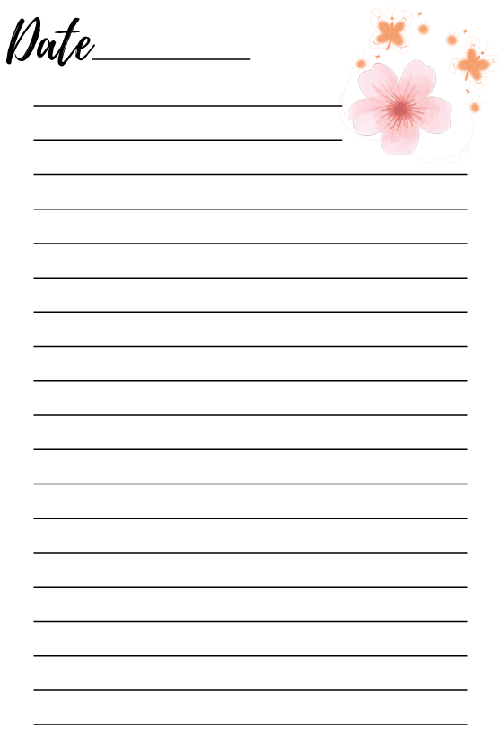 Peach Blossom Notebook - Payhip