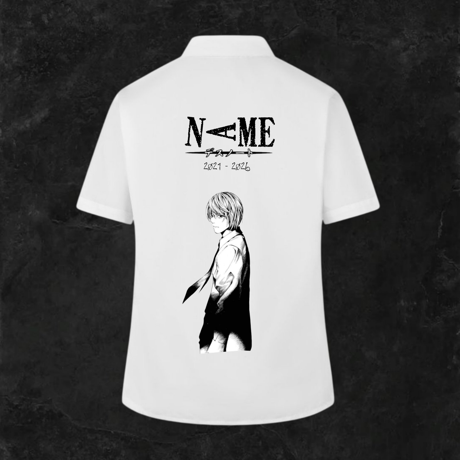 DEATH NOTE Leavers Shirt 2026 - Payhip