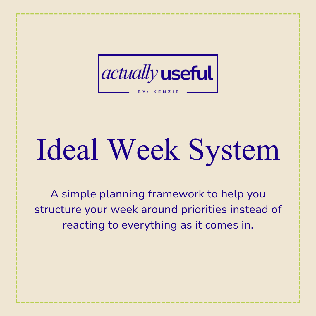 The Ideal Week System - Payhip