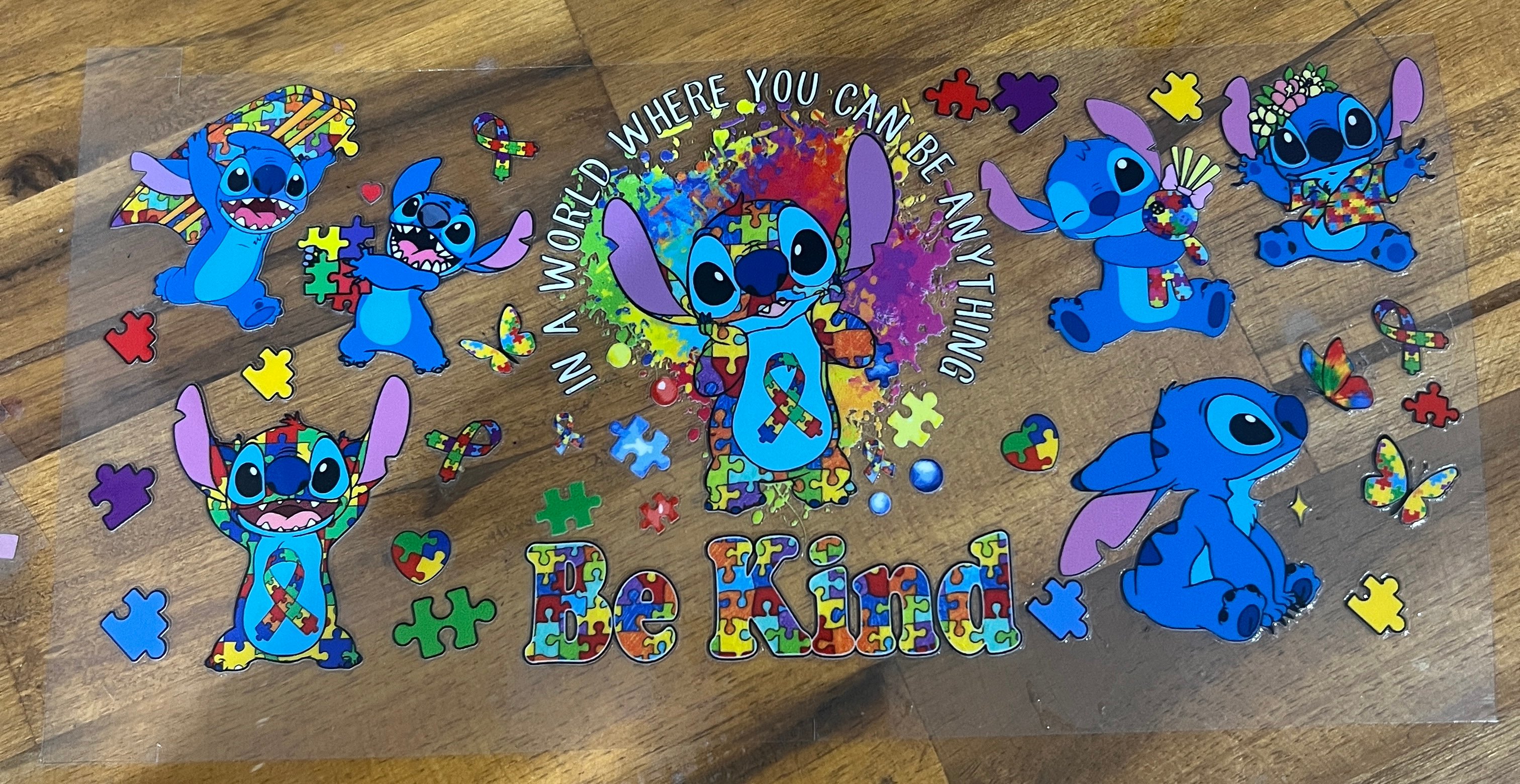Autism awareness blue creature wrap - Payhip