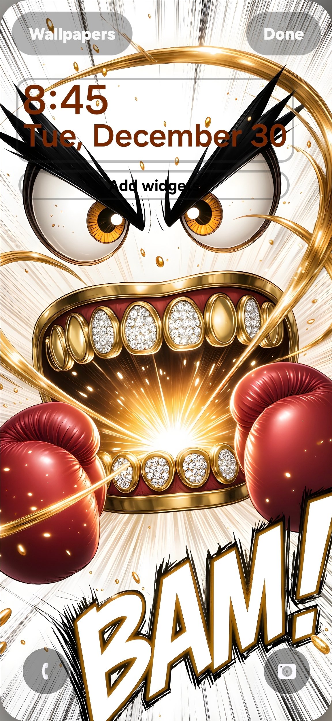 Golden Punch Trio | 8K Luxury Boxing Wallpaper Pack (3 Wallpapers) - Payhip