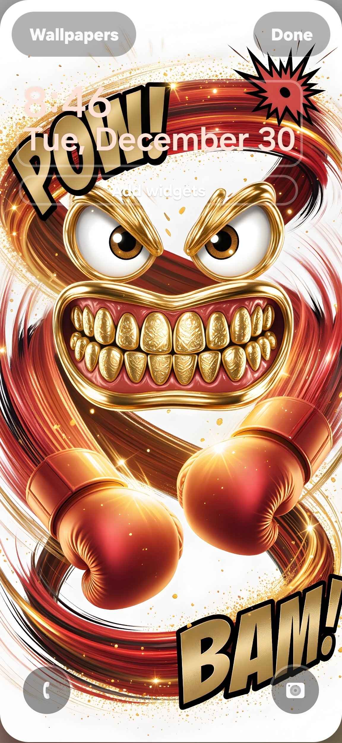 POW Burst – 8K Gold Boxing Character Wallpaper - Payhip