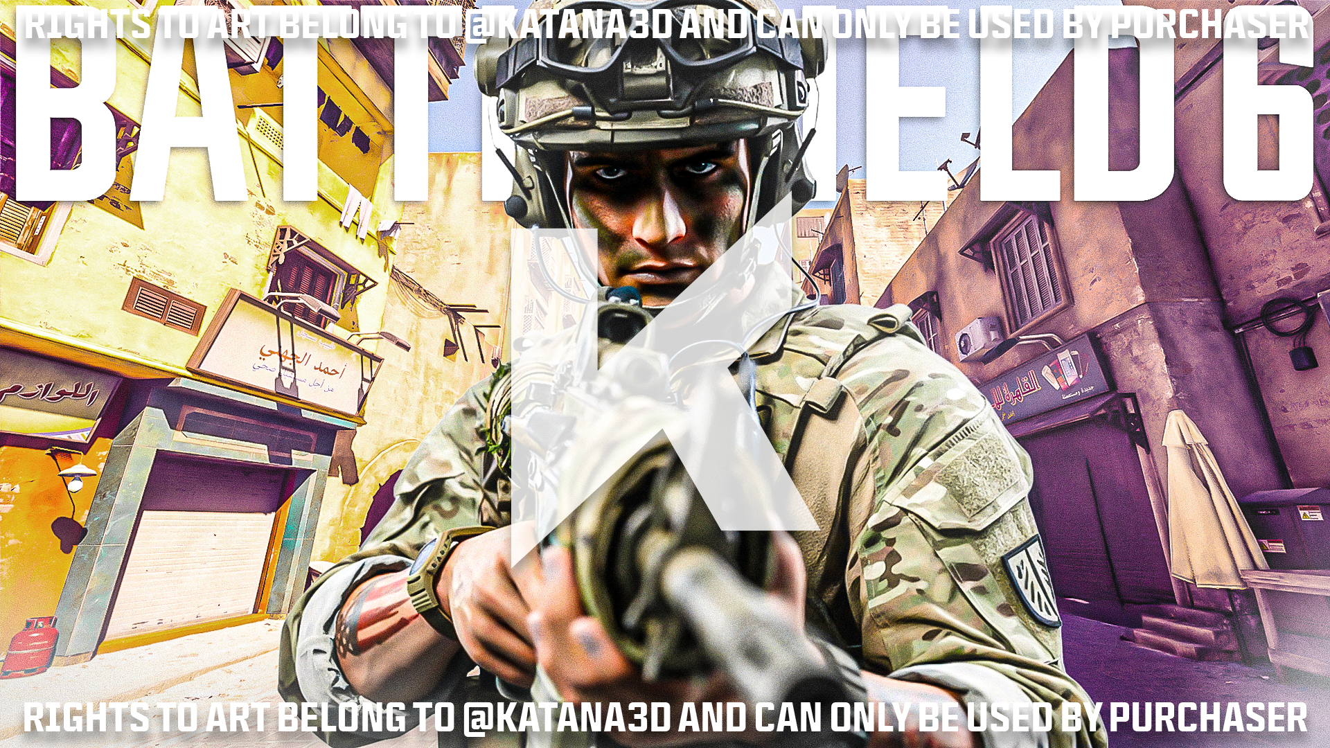 BF6 Battlefield Thumbnail - Assault Class (2 Versions) - Payhip