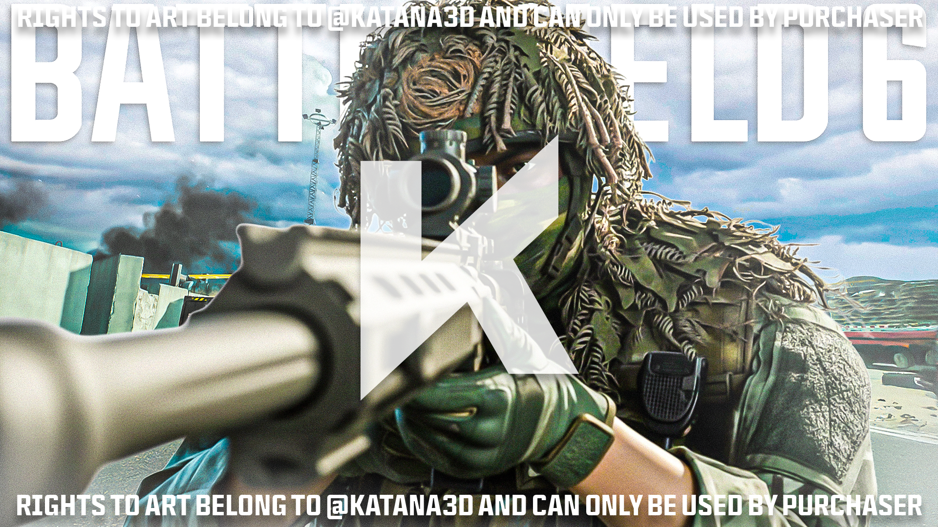 BF6 Battlefield Thumbnail - Recon Sniper Class (2 Versions) - Payhip