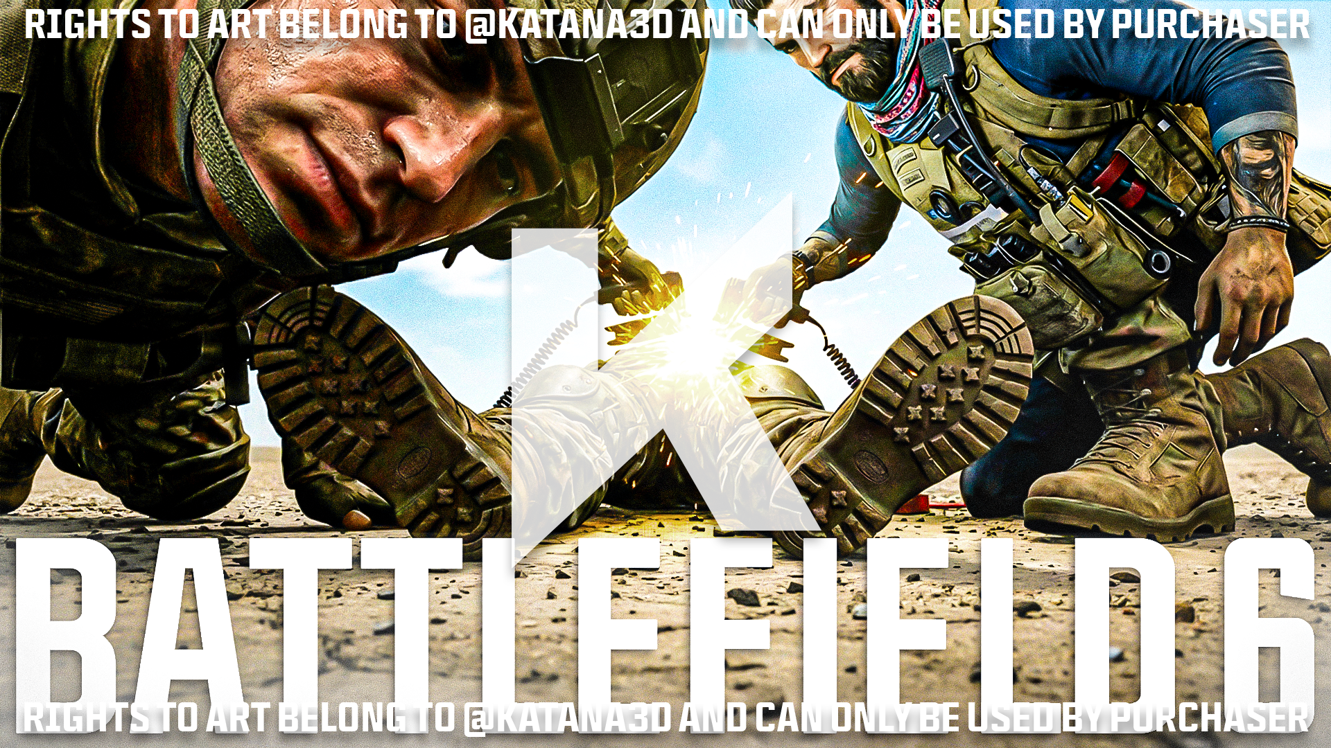 BF6 Battlefield Thumbnail - Support Revive Medic Class (2 Versions ...