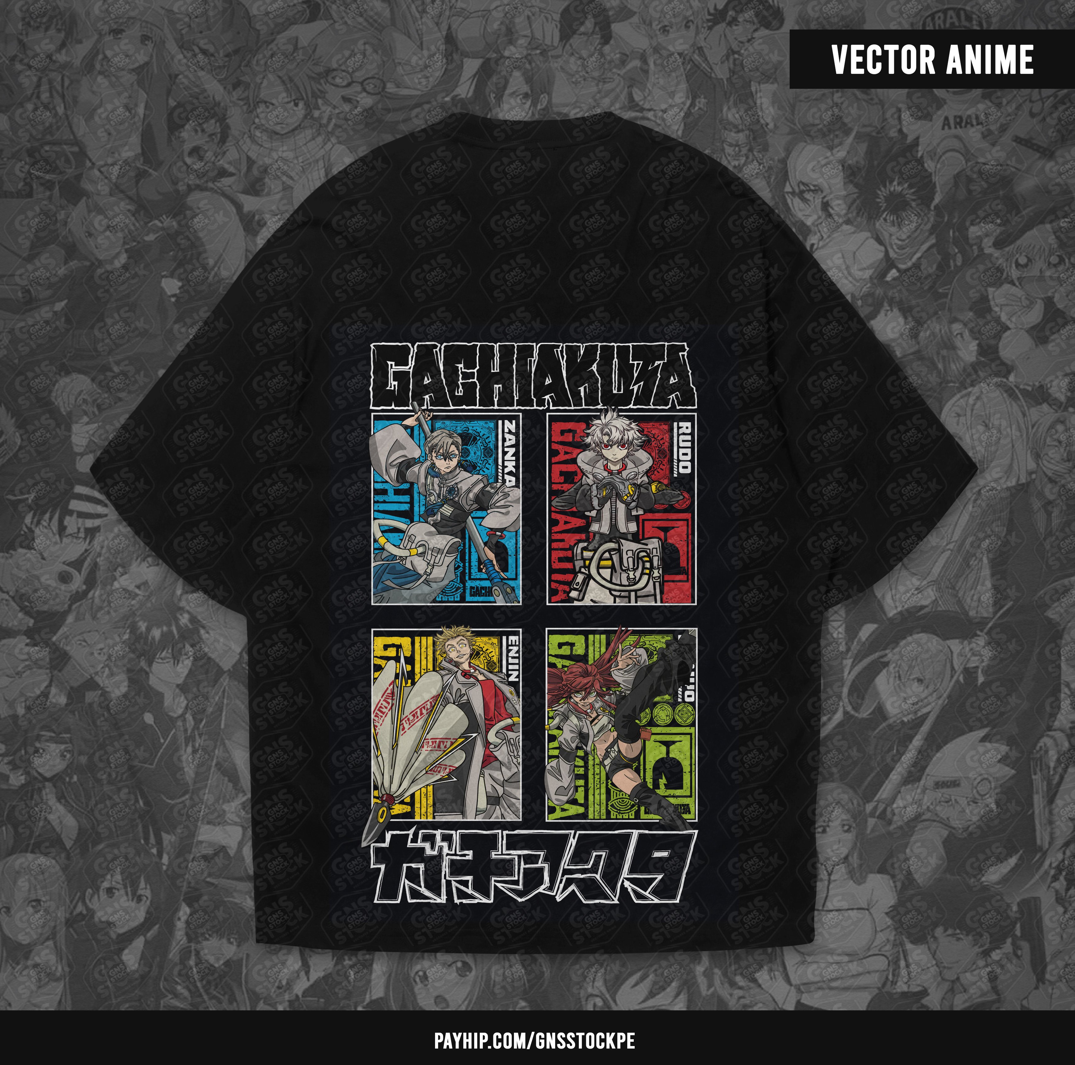 Anime Vector – Rudo | Gachiakuta | Design for DTF, Sublimation, T ...