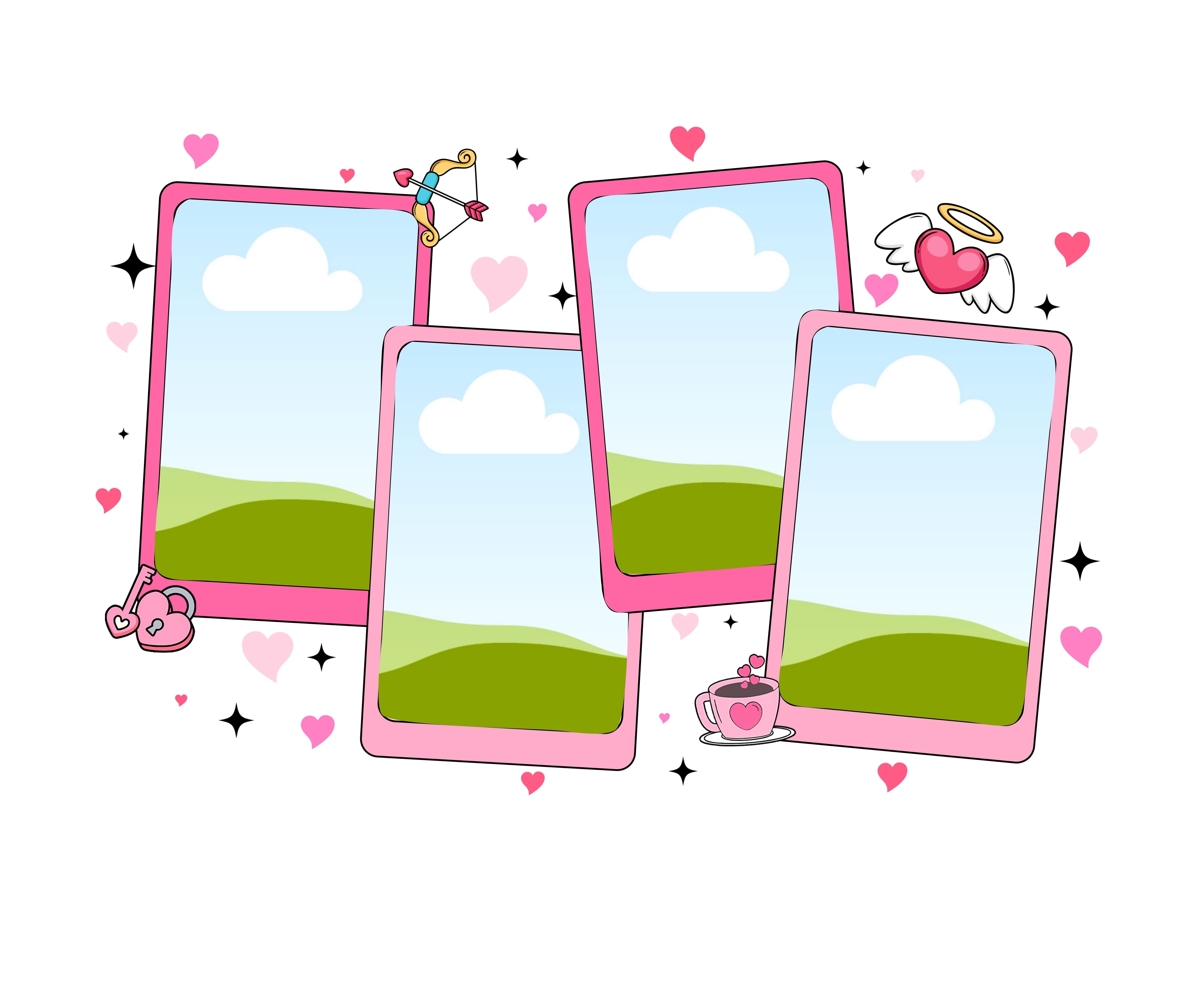 Valentine’s Day Canva Elements Frame | Drag & Drop Photo Frames ...