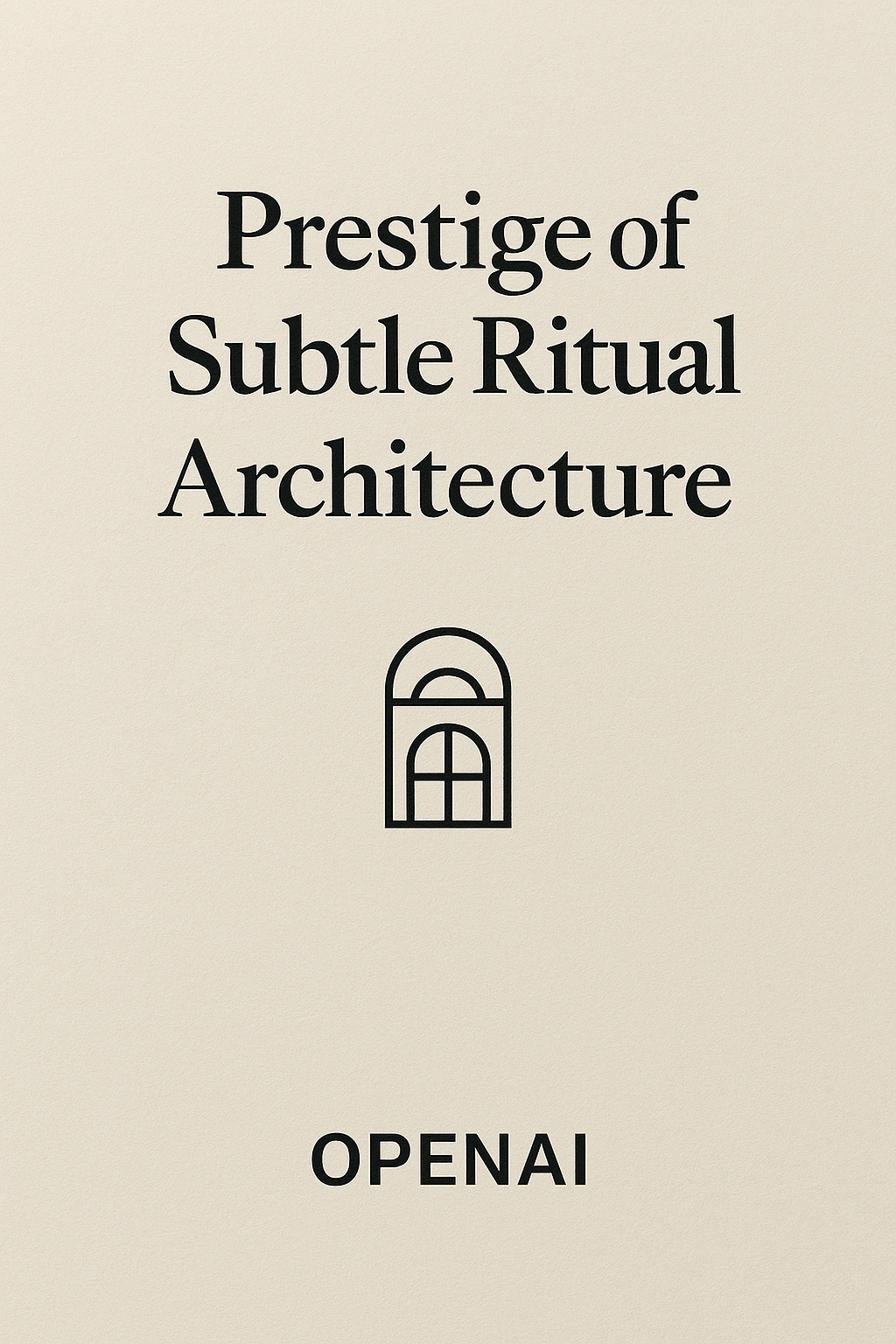 Prestige of Subtle Ritual Architecture: A Guide to Emotional Design ...