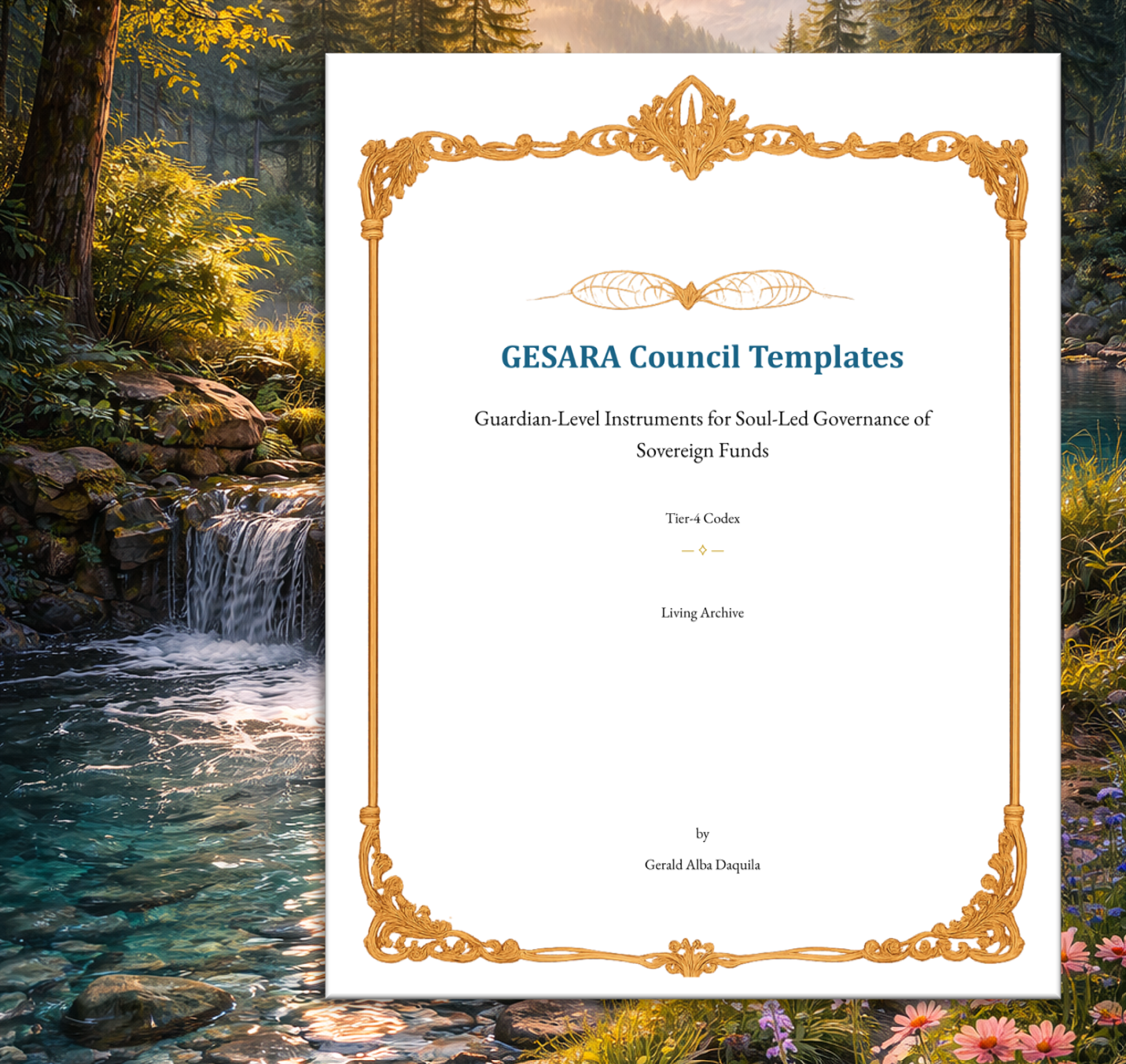 [Digital Edition] GESARA Council Templates - Payhip