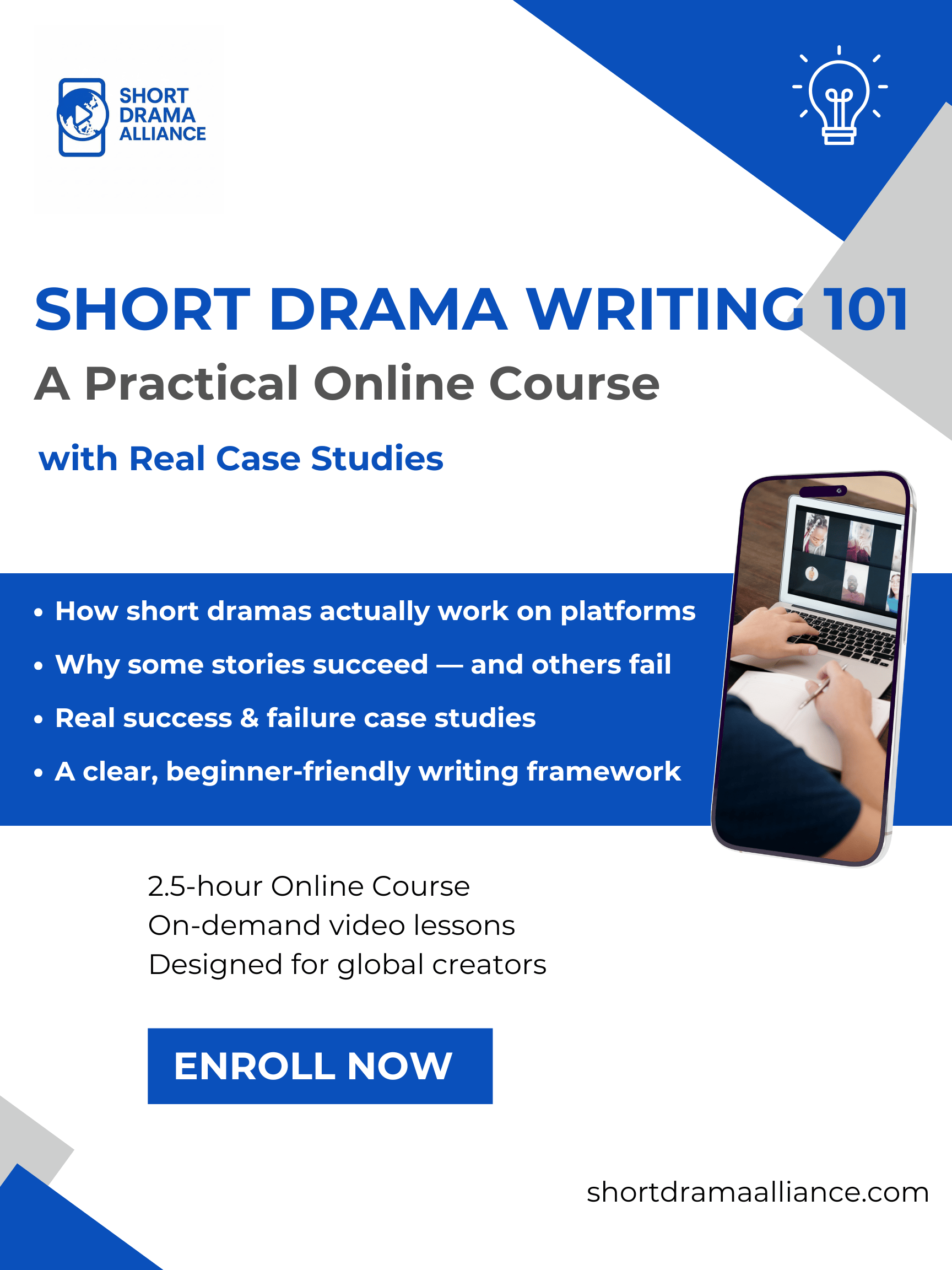 Short Drama Writing 101: A Practical Course with Real Case Studies - Payhip
