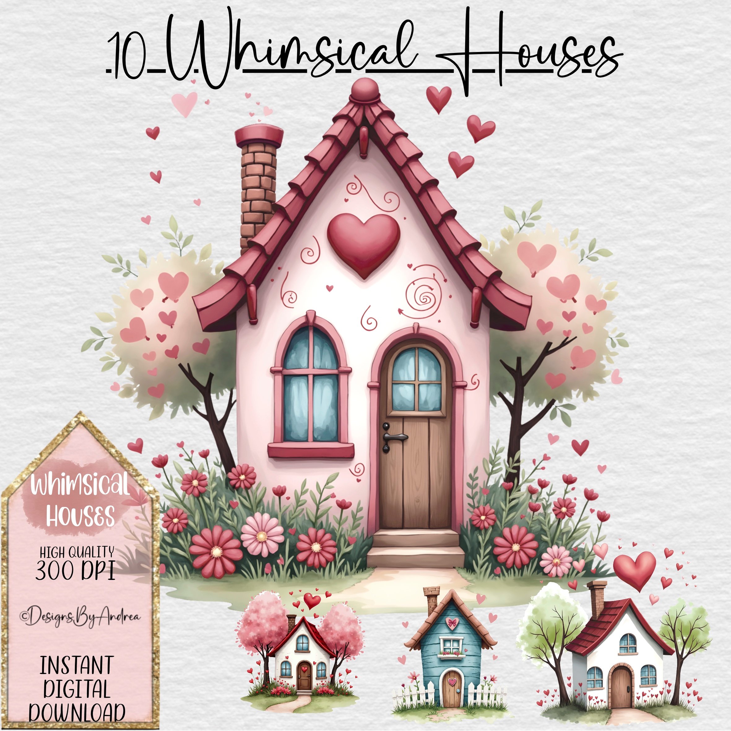 10 super cute and whimsical love houses. Ideal for New Home, New House ...