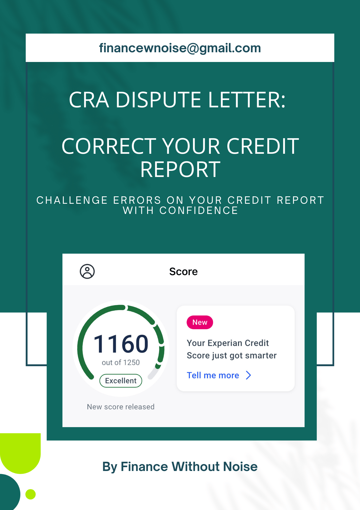 CRA Dispute Letter (Credit Reference Agency) - Payhip