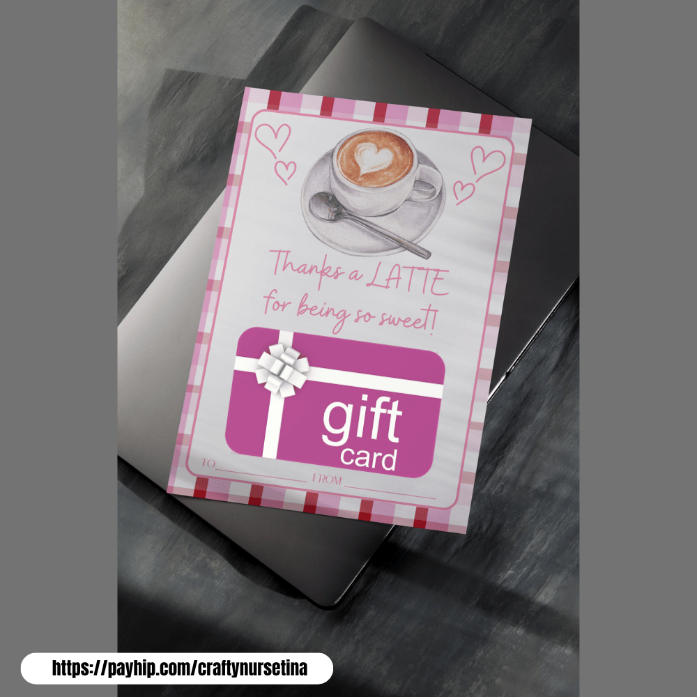 Latte Valentine Gift Card Holder - Payhip